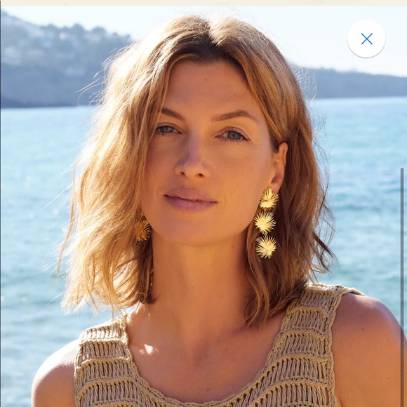 Mignonne Gavigan | Jewelry | Mignonette Gavigan Elin Palm Earring Gold ...